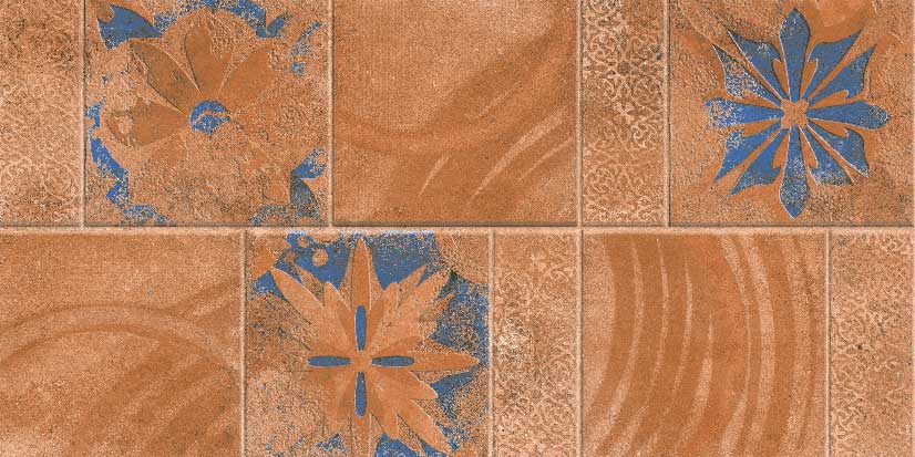 Volcano Cotto Decor - 30x60 cm - HD Matt Ceramic Wall Tiles,Floor Tiles