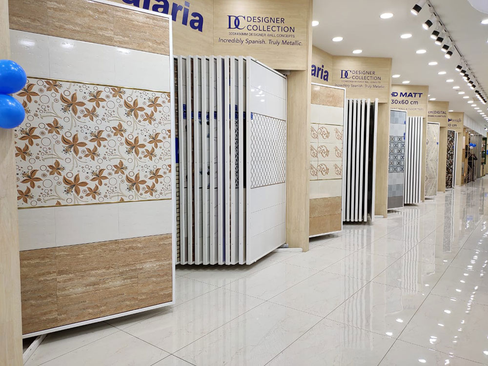 Sharma Tile Emporium A New Kajaria Galaxy Showroom In Sikar Rajashtan